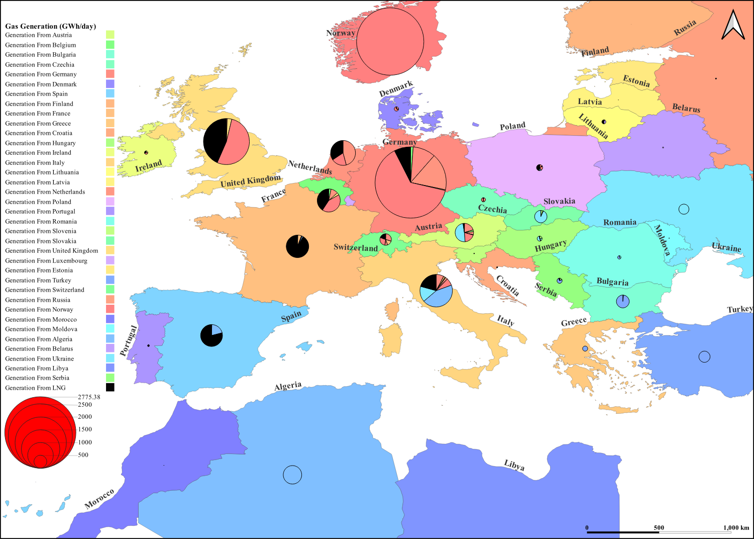 The EU Regional Gas Network — InfraFair